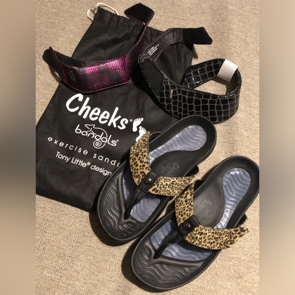 Cheeks by Tony Little | Shoes | Cheeks Bandals Exercise Sandals With ...